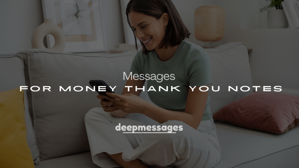 250+ Appreciation Messages for Money (Thank You Notes & Wishes ...